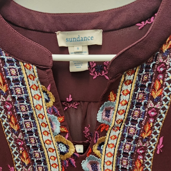 Sundance | Dresses | Sundance Sheer Dress With Slip Like New | Poshmark